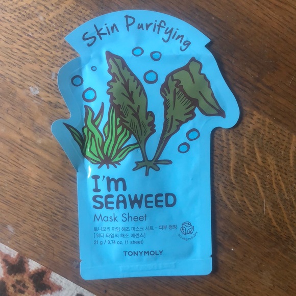 Bath, Skin & Hair | Im Seaweed Mask Sheet Blue | Poshmark